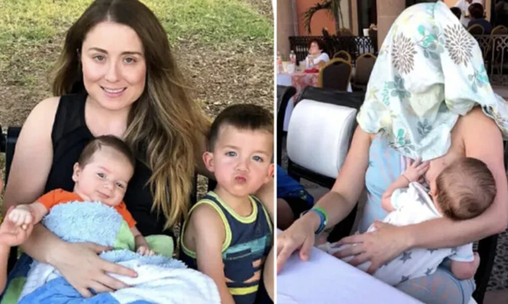 Texas mom breastfeeds newborn son at a restaurant, then stranger asks her to do something you ...