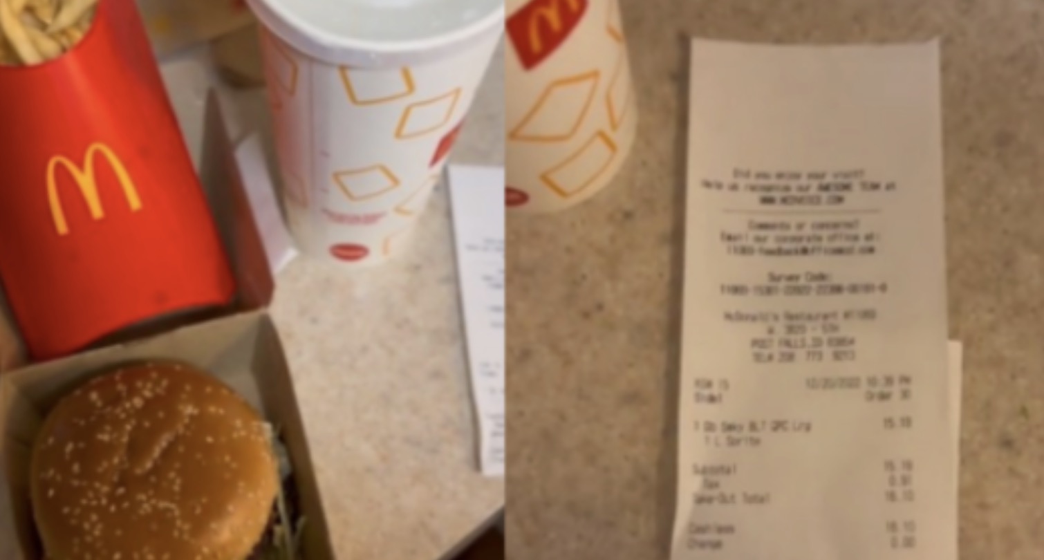 Customer Slams McDonald’s As ‘No Longer Affordable’ After Sharing ...
