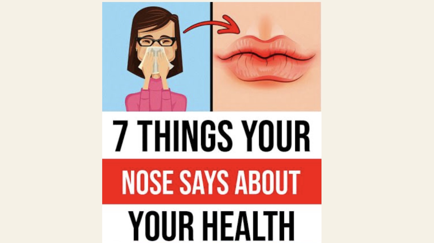 Seven Signs Your Nose Is Telling About Your Health... | LOLitopia