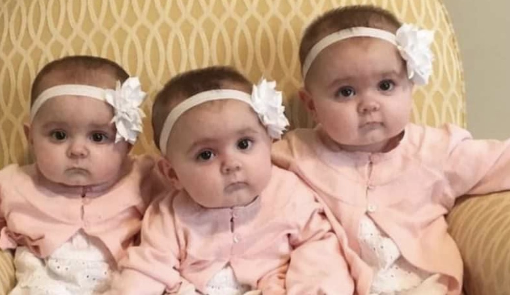 Instead of one child identical triplets were born: How they look like ...