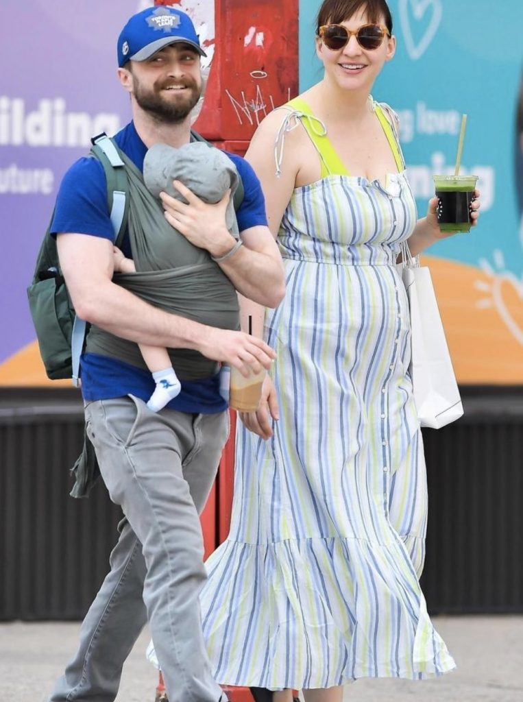 Daniel Radcliffe steps out with partner Erin Darke and newborn in ...