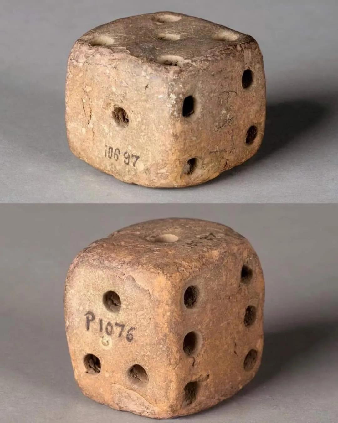 Terracotta Dice from Harappa; an ancient city of Indus Valley ...