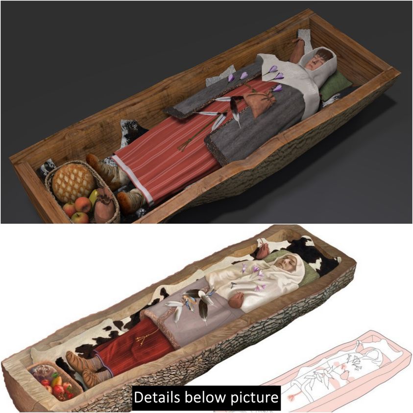 After being buried beneath a tree trunk for 2,200 years, a Celtic woman ...