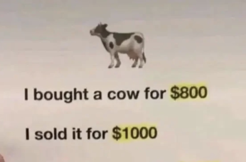 Take a Seat, This Viral Cow Math Puzzle Will Take Your Brain for a Ride ...